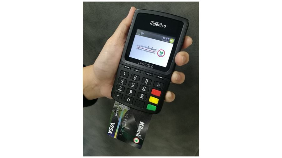 ลุยเครื่องรับชำระเงินกับ KBank Mini-EDC ครั้งแรกในไทย ชำระเงินได้แบบ 3 ...