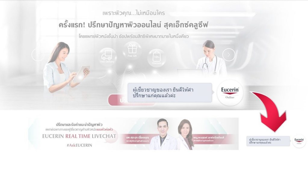 ครั้งแรกของไทย ปรึกษาแพทย์ผิวหนังแบบออนไลน์บนเว็บไซต์ Eucerin | Brand ...