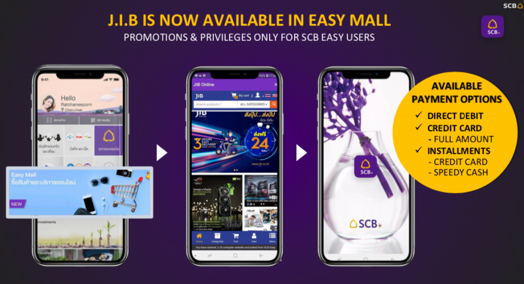 SCB จับมือ J.I.B. ตอบโจทย์ลูกค้าดิจิทัลผ่าน SCB Easy Mall ครบเครื่อง ...