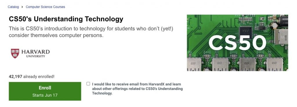 Harvard ใจดี แจก 9 คอร์สออนไลน์ Computer Science ให้เรียนแบบฟรีๆ จบครบ ...