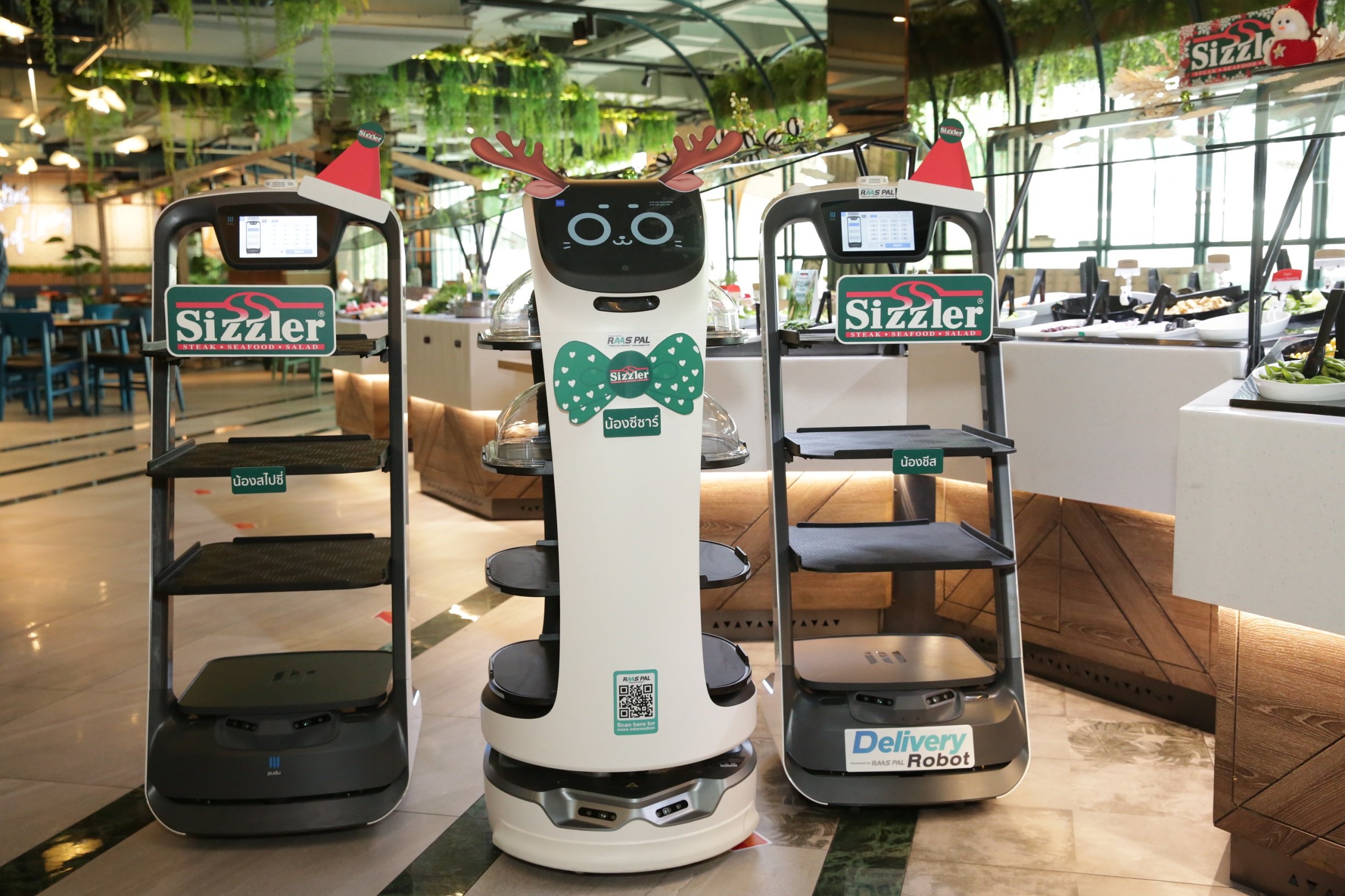 Sizzler เตรียมใช้หุ่นยนต์เสิร์ฟอาหารในร้าน | Brand Inside