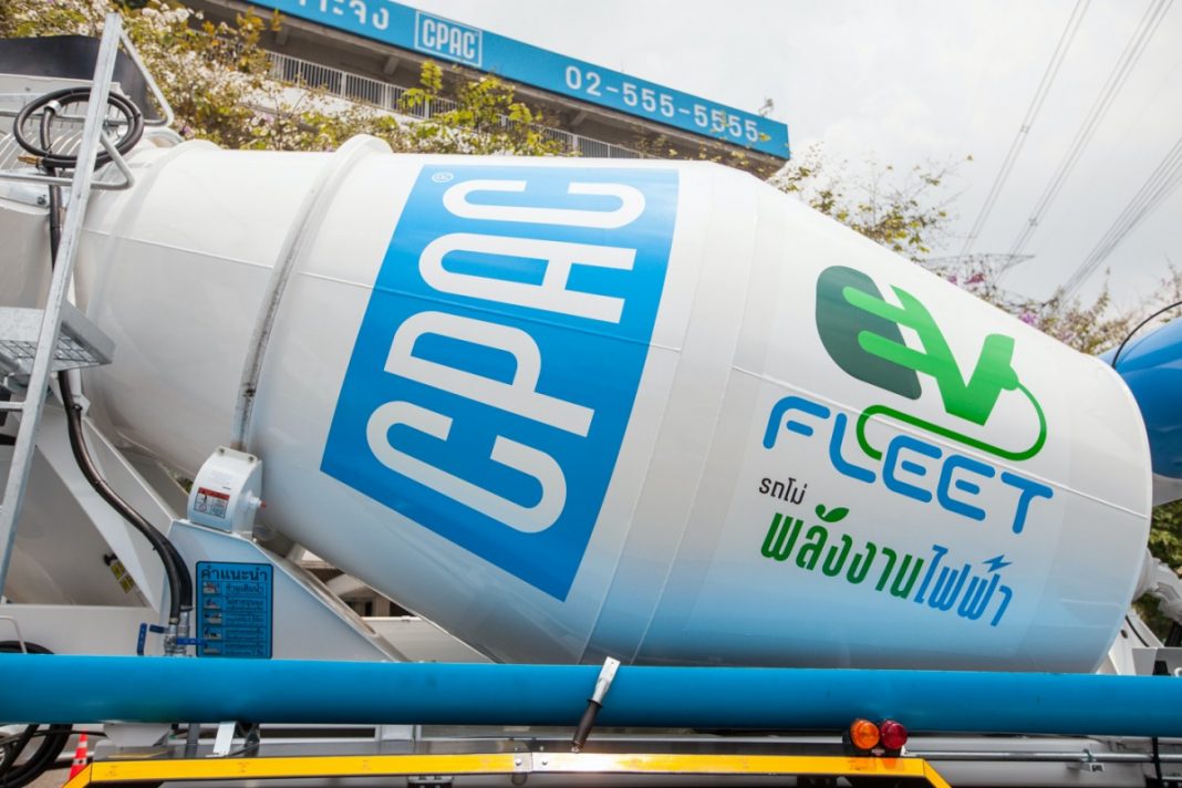 รถโม่พลังงานไฟฟ้าคันแรกของไทย จาก CPAC ขนส่งคอนกรีตด้วยพลังงานสะอาด ...