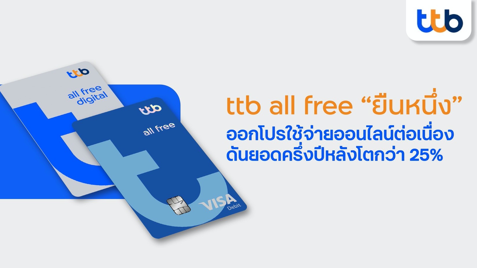 ttb all free บัญชียืนหนึ่งขวัญใจนักช้อปออนไลน์ ใช้จ่ายแล้วได้เงินคืน พร้อมรับความคุ้มค่าประกัน ...