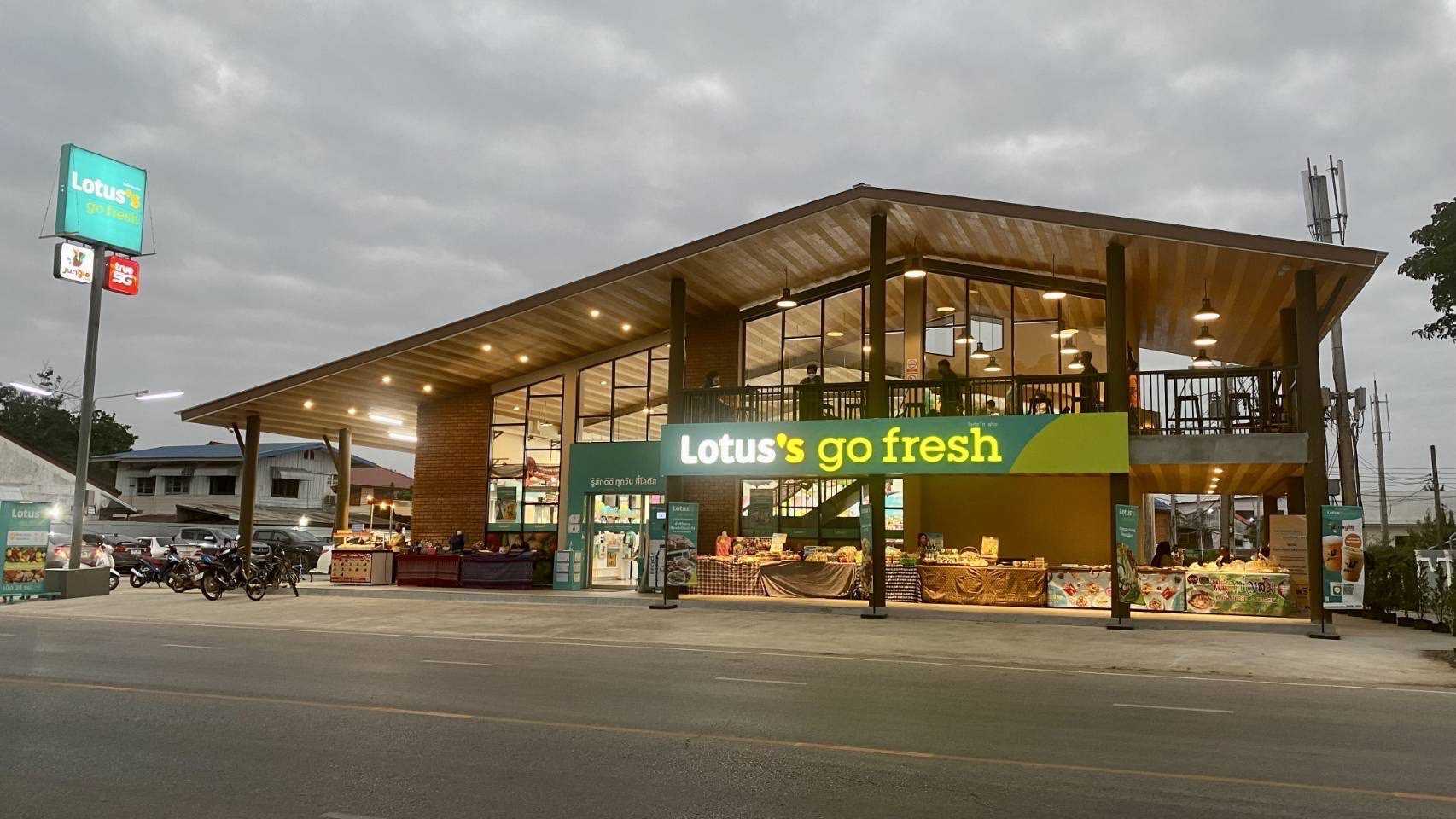 Lotus’s go fresh สาขาริมโขง นครพนม แฟลกชิปสโตร์ 2 ชั้น พร้อมคาเฟ่ชมวิว ...
