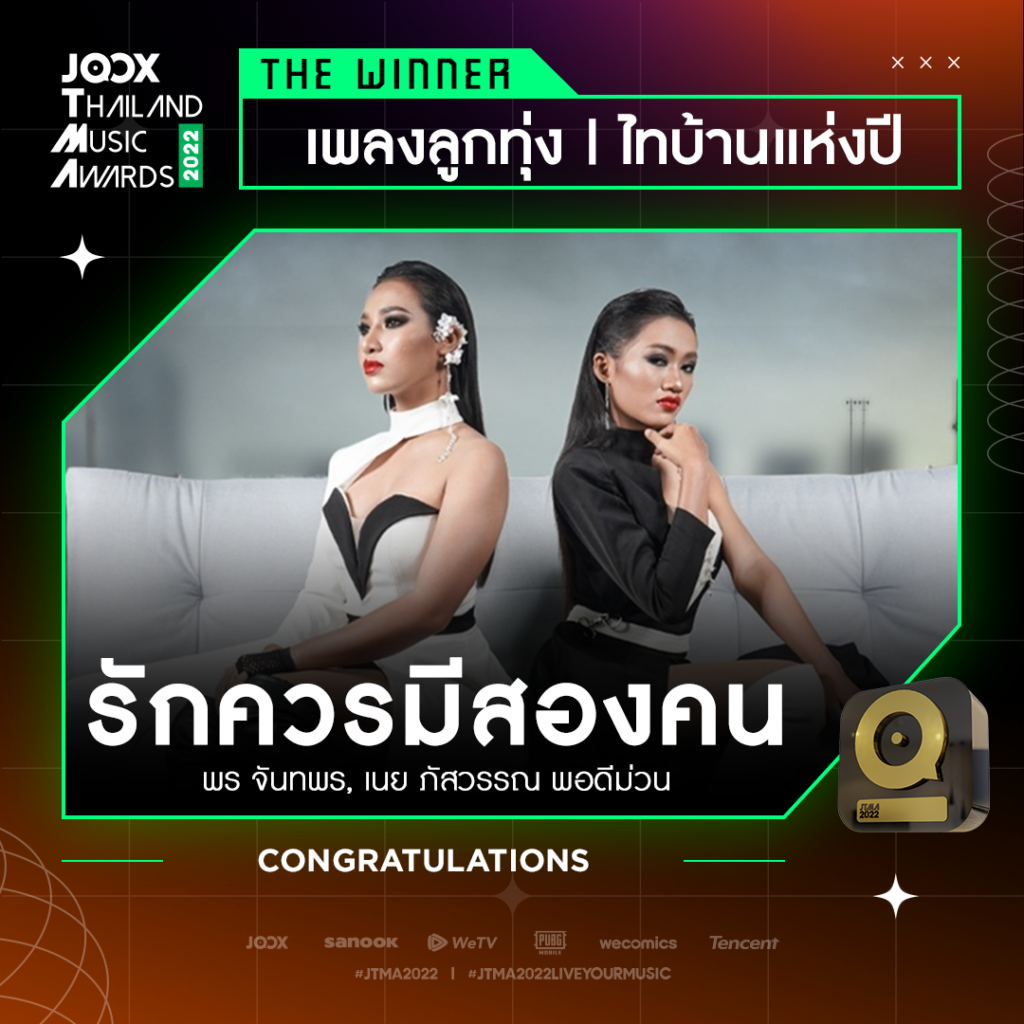 JTMA 2022 งานประกาศรางวัลดนตรีของ JOOX | Brand Inside