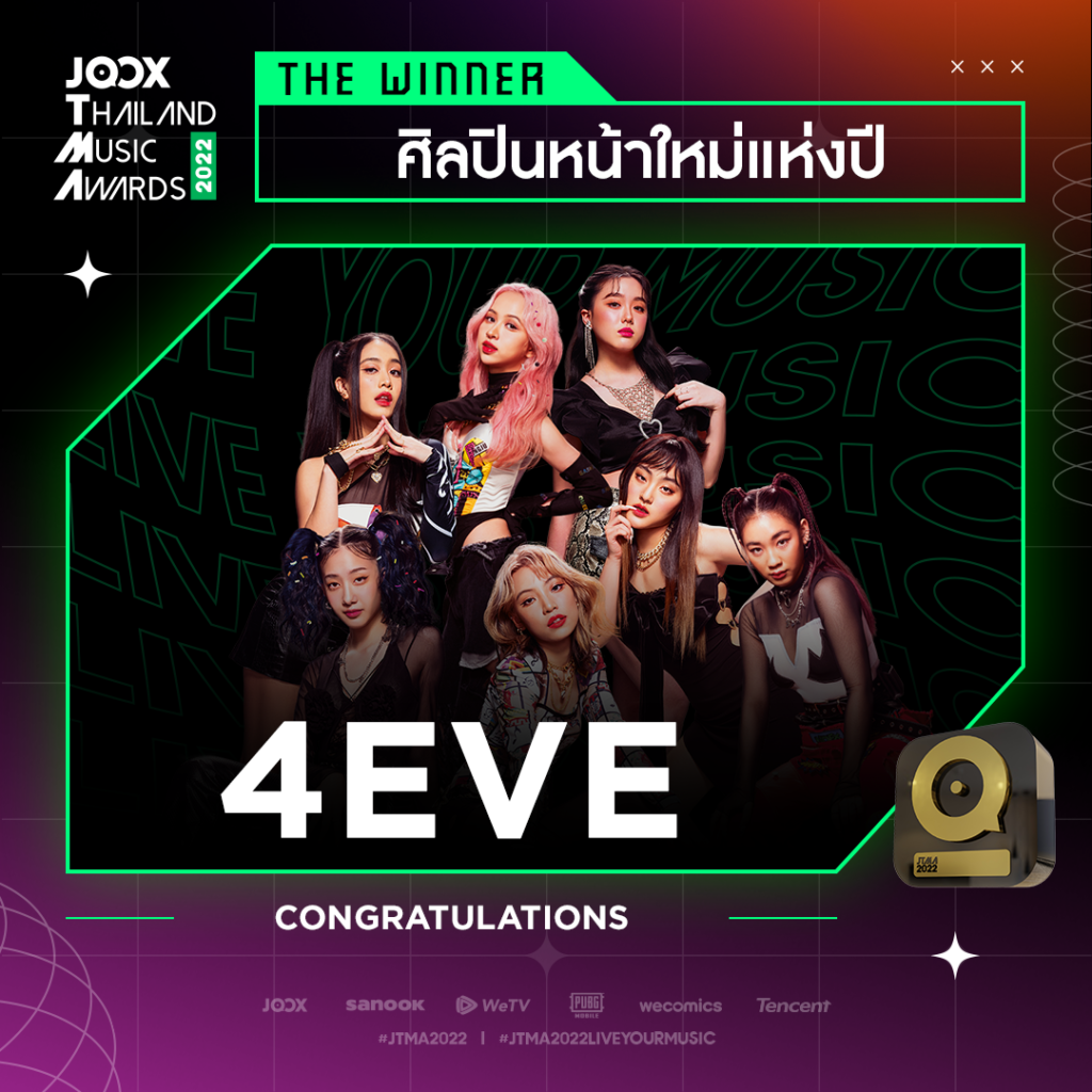 JTMA 2022 งานประกาศรางวัลดนตรีของ JOOX | Brand Inside