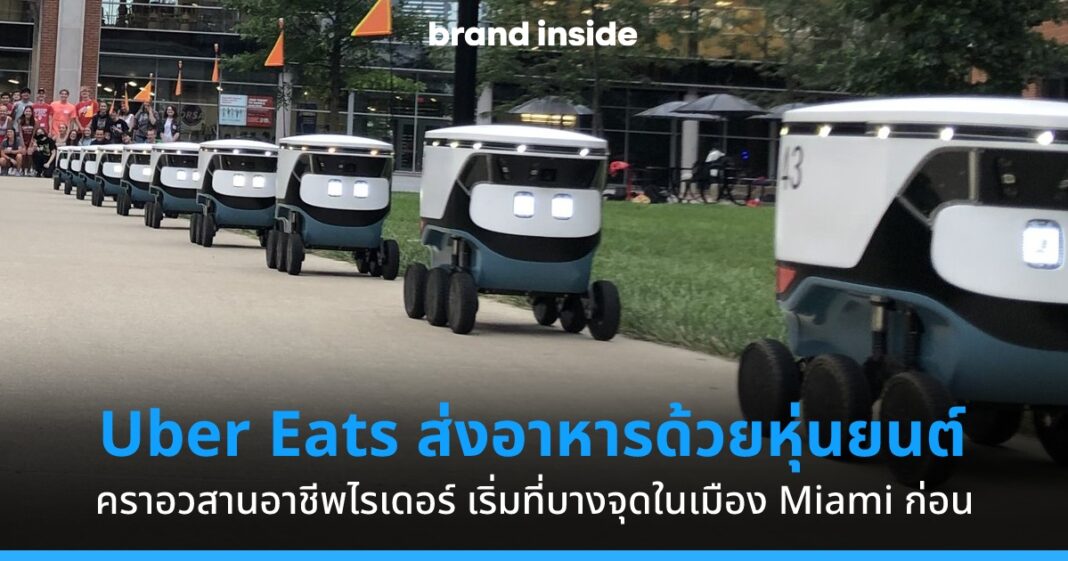 อวสานไรเดอร์! Uber Eats เริ่มให้บริการส่งอาหารด้วยหุ่นยนต์ หมดปัญหา ...