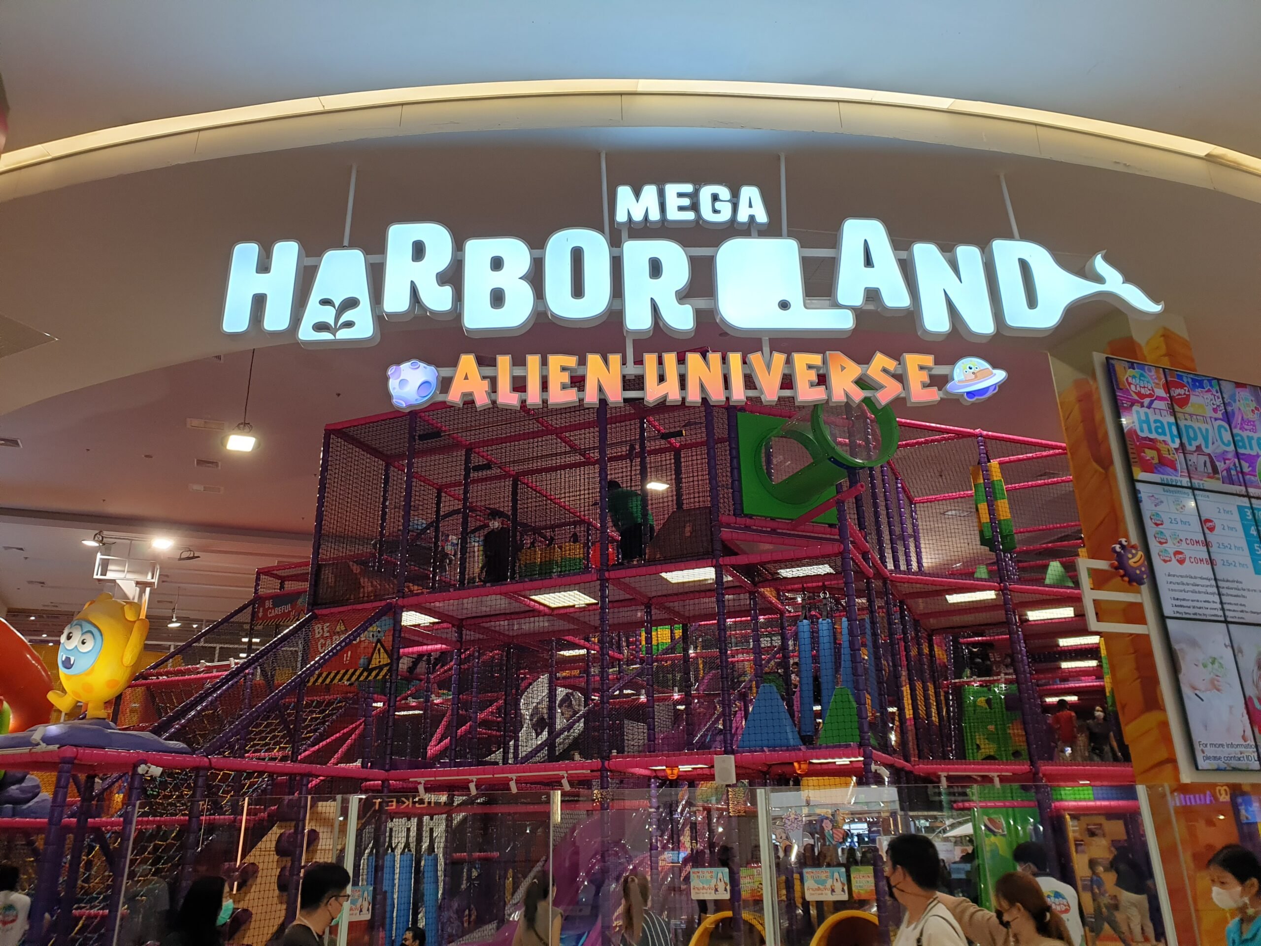เปิดอาณาจักร Mega HarborLand Future Park Rangsit สนามเด็กเล่นในร่ม ใหญ่ ...