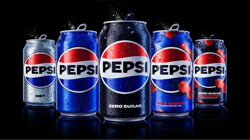 PEPSI เปลี่ยนโลโก้ ครั้งแรกในรอบ 14 ปี เนื่องในโอกาสครบรอบ 125 ปีของ ...