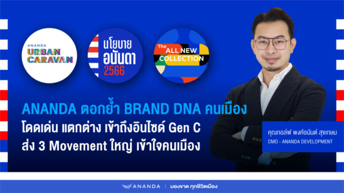 อนันดา ตอกย้ำแบรนด์ DNA คนเมือง โดดเด่น แตกต่าง เข้าถึงอินไซด์ GEN C | Brand Inside