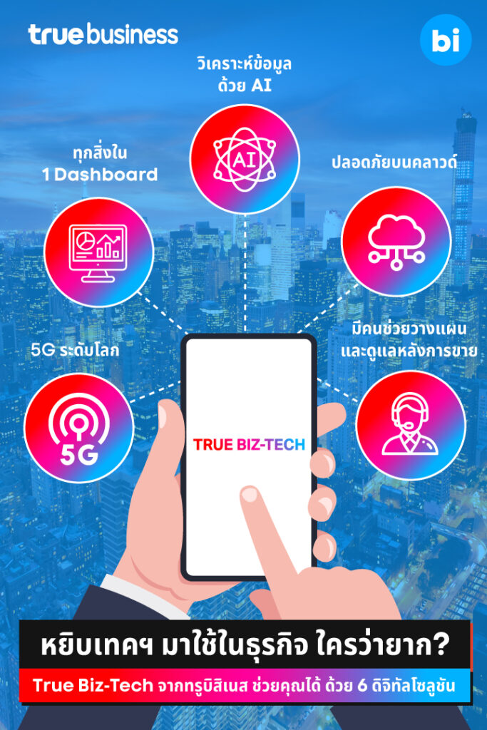 หยิบเทคฯ มาใช้ในธุรกิจ ใครว่ายาก? True Biz-Tech จากทรูบิสิเนส ช่วยคุณ ...
