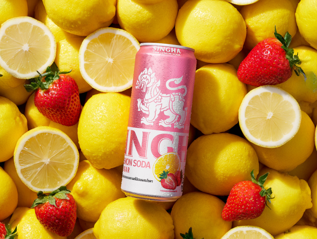 สิงห์ ออกรสชาติใหม่ Pink Lemon Soda | Brand Inside