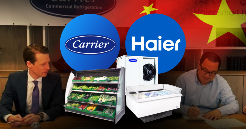Haier ปิดดีล ซื้อกลุ่มเครื่องใช้ไฟฟ้าเชิงพาณิชย์ของ Carrier