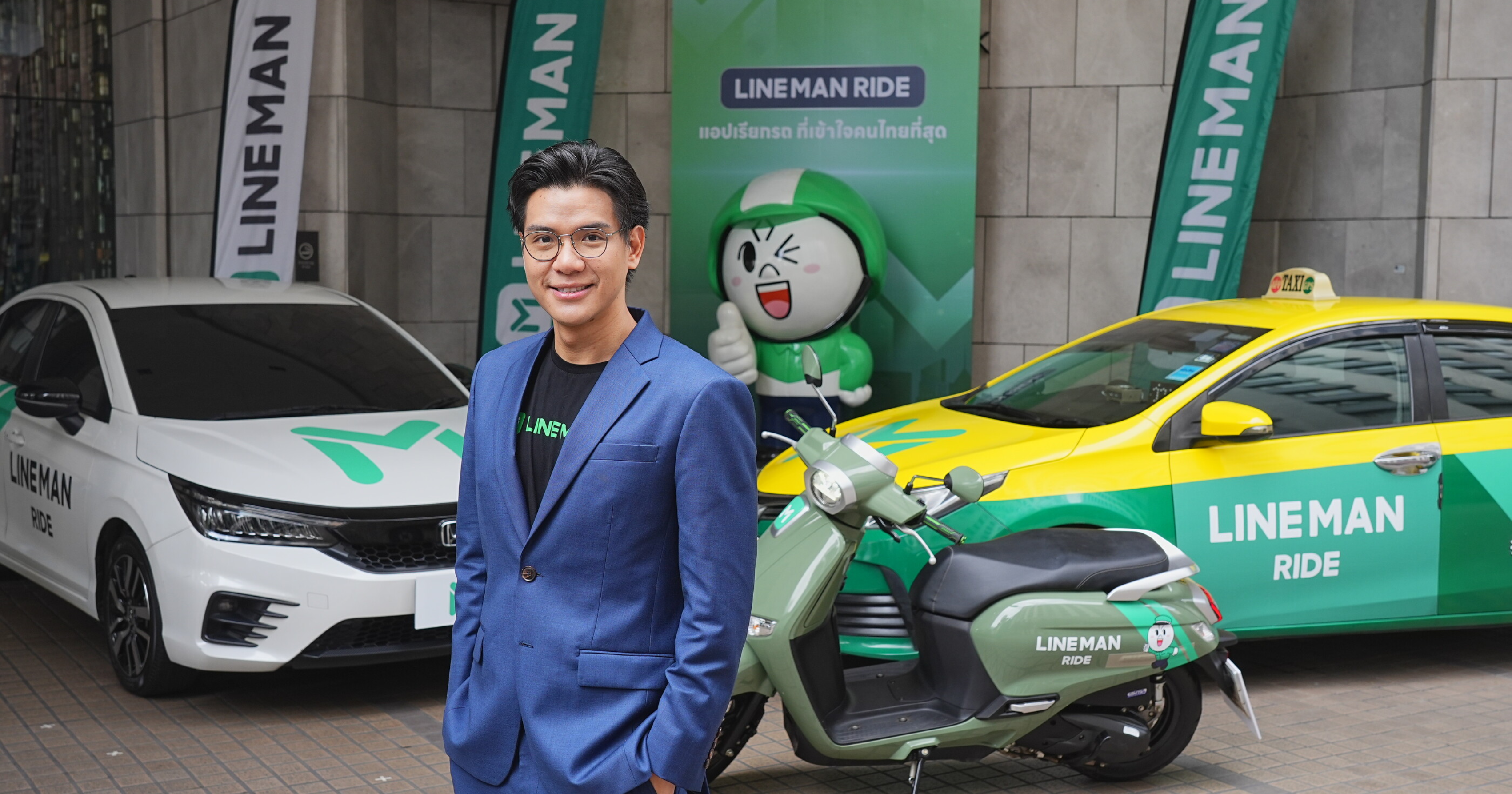 LINE MAN RIDE โตพรวด 60% มั่นใจถูกสุด-เก็บค่าคอมแค่ 10%