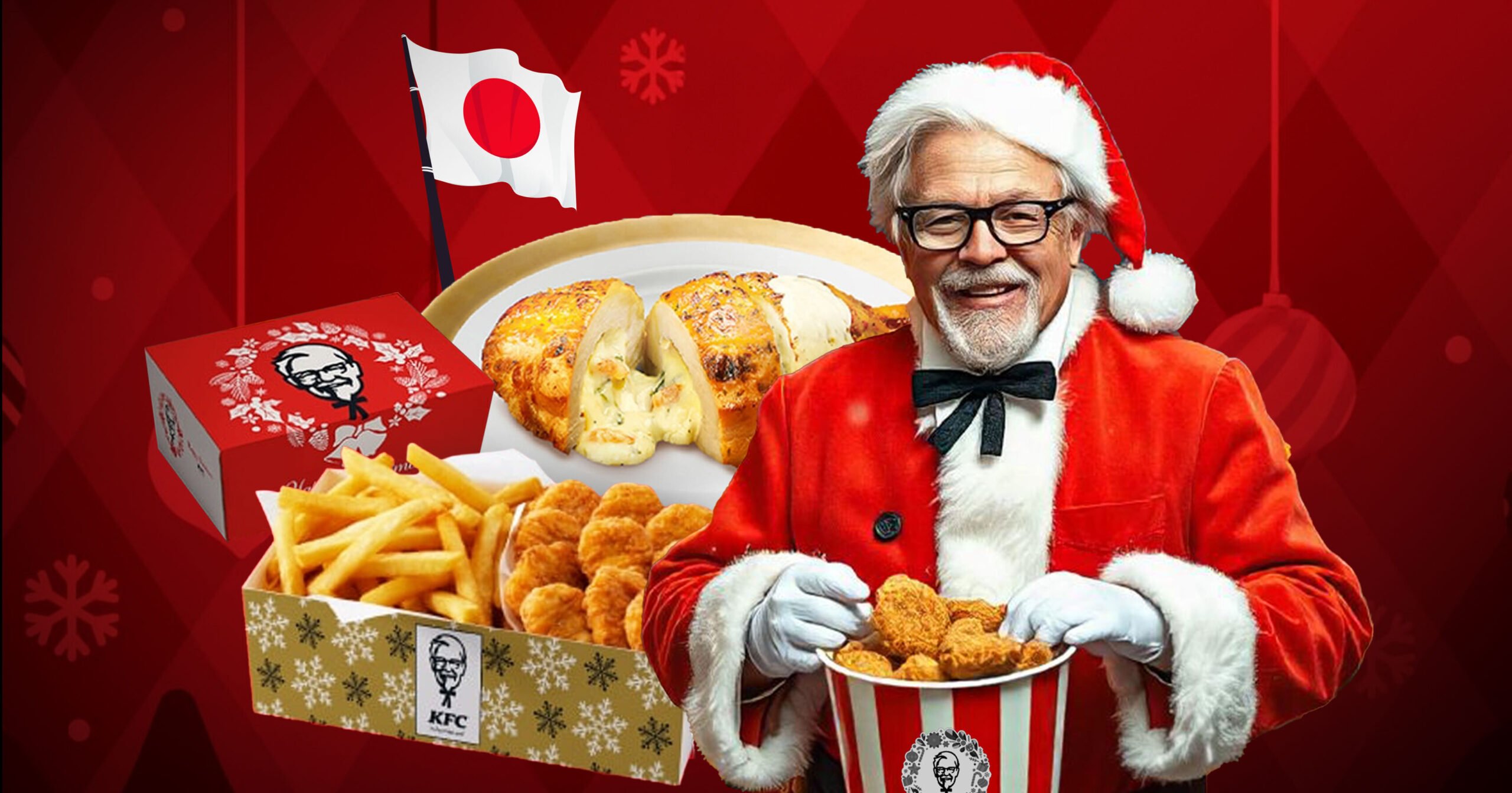 ผู้พันซานต้าเตรียมเสิร์ฟ KFC ให้ชาวญี่ปุ่นช่วงคริสต์มาส