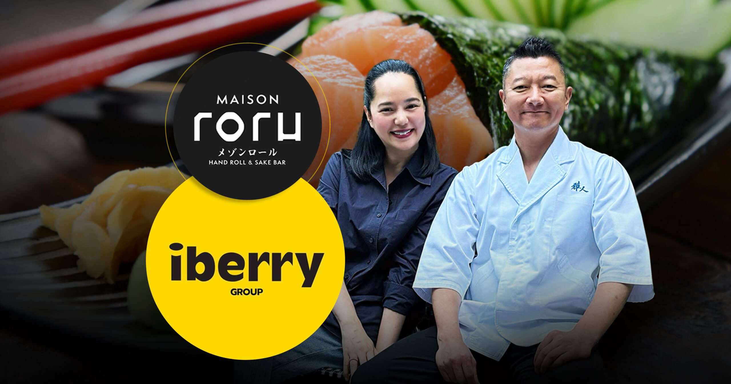 เสิร์ฟแบรนด์ใหม่ไม่หยุด Maison RORU ซูชิแฮนด์โรลจาก iberry