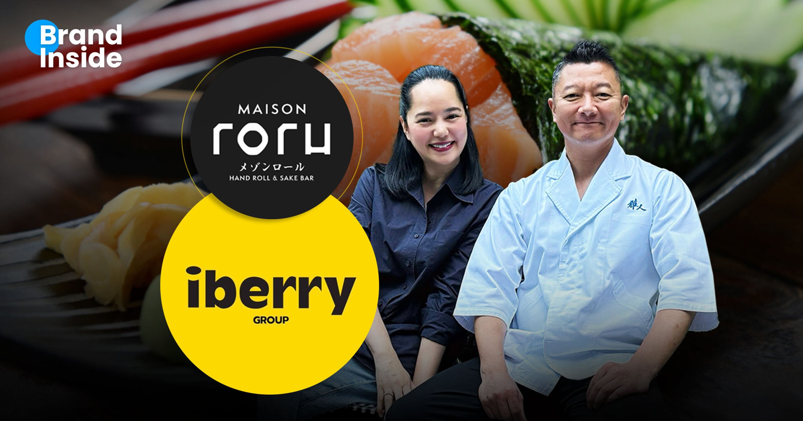 เสิร์ฟแบรนด์ใหม่ไม่หยุด Maison RORU ซูชิแฮนด์โรลจาก iberry