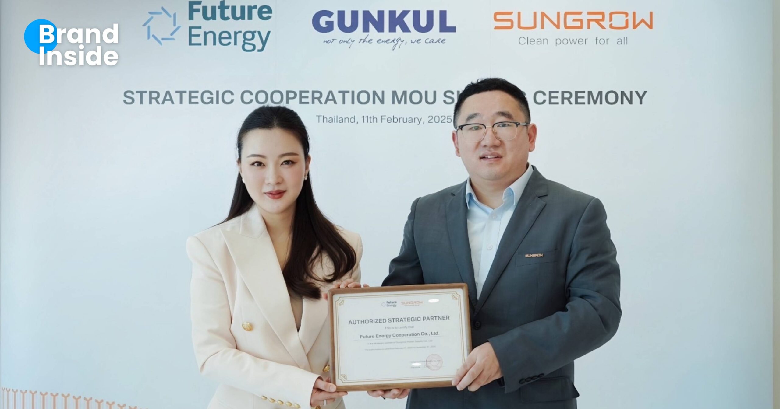 GUNKUL x SUNGROW เดินหน้าบุกตลาดโซลาร์ไทย ตั้งเป้าส่งมอบ อินเวอร์เตอร์-แบตเตอรี่ 100 MW ภายในปี ...