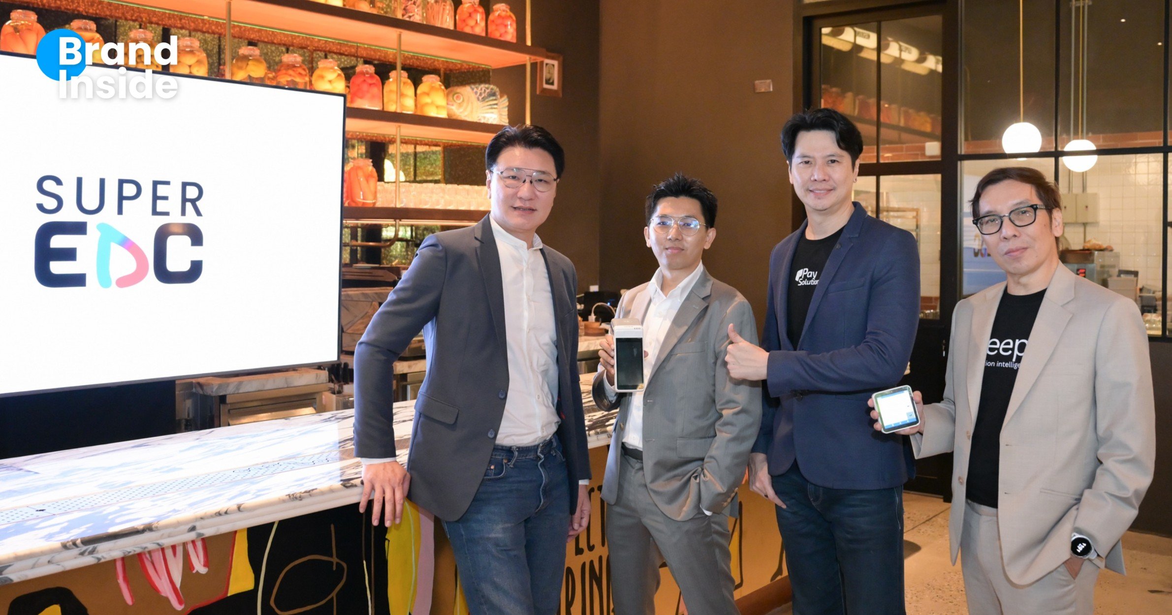 Super EDC เครื่องชำระเงินที่รองรับบัตรเครดิต QR และ e-Wallet