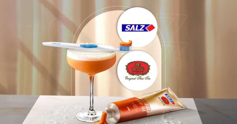 คอลแลบข้ามจักรวาล SALZ x ชาตรามือ ยาสีฟันสูตรเกลือชาไทย